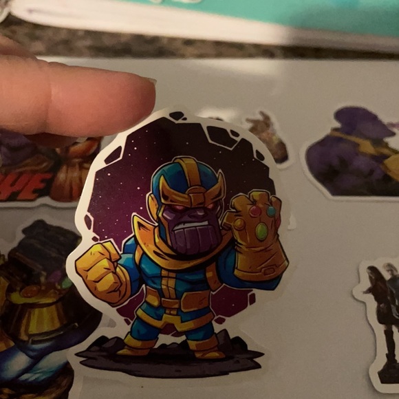Marvel | Other | Thanos Vinyl Sticker Set | Poshmark